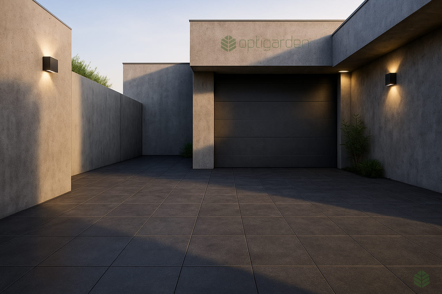 Tecstone Beton Graphite 60x60x3cm sklep-optigarden.pl